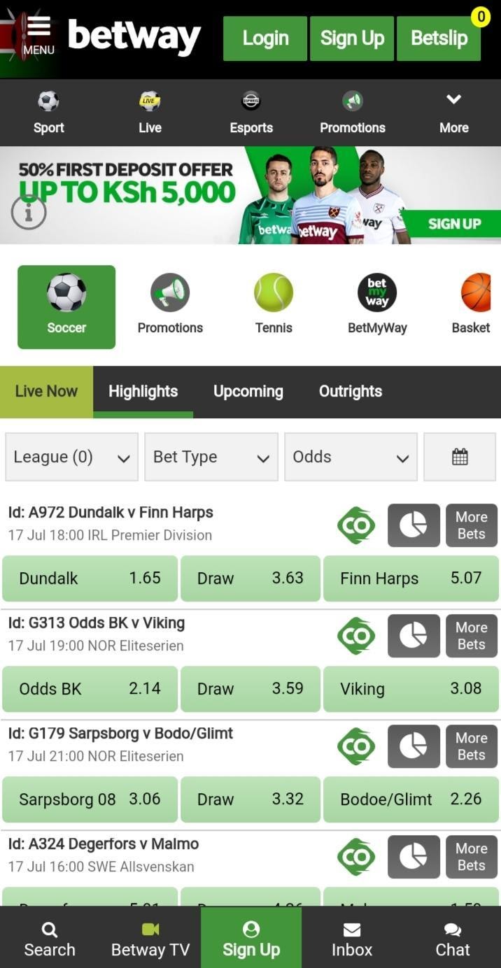 Betting Free App Betway - Pros and Cons, Bonuses, Free App Download