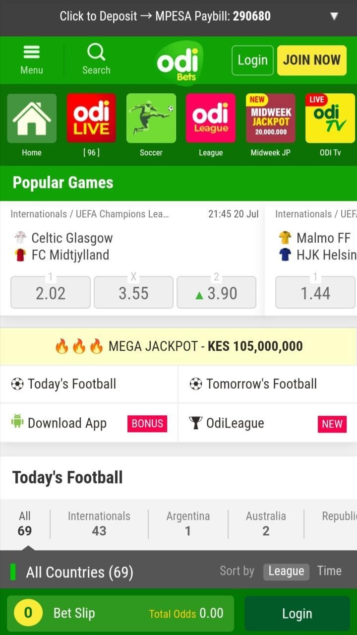 Odibet App Kenya Download Today - Review, Bonuses & Football Odds